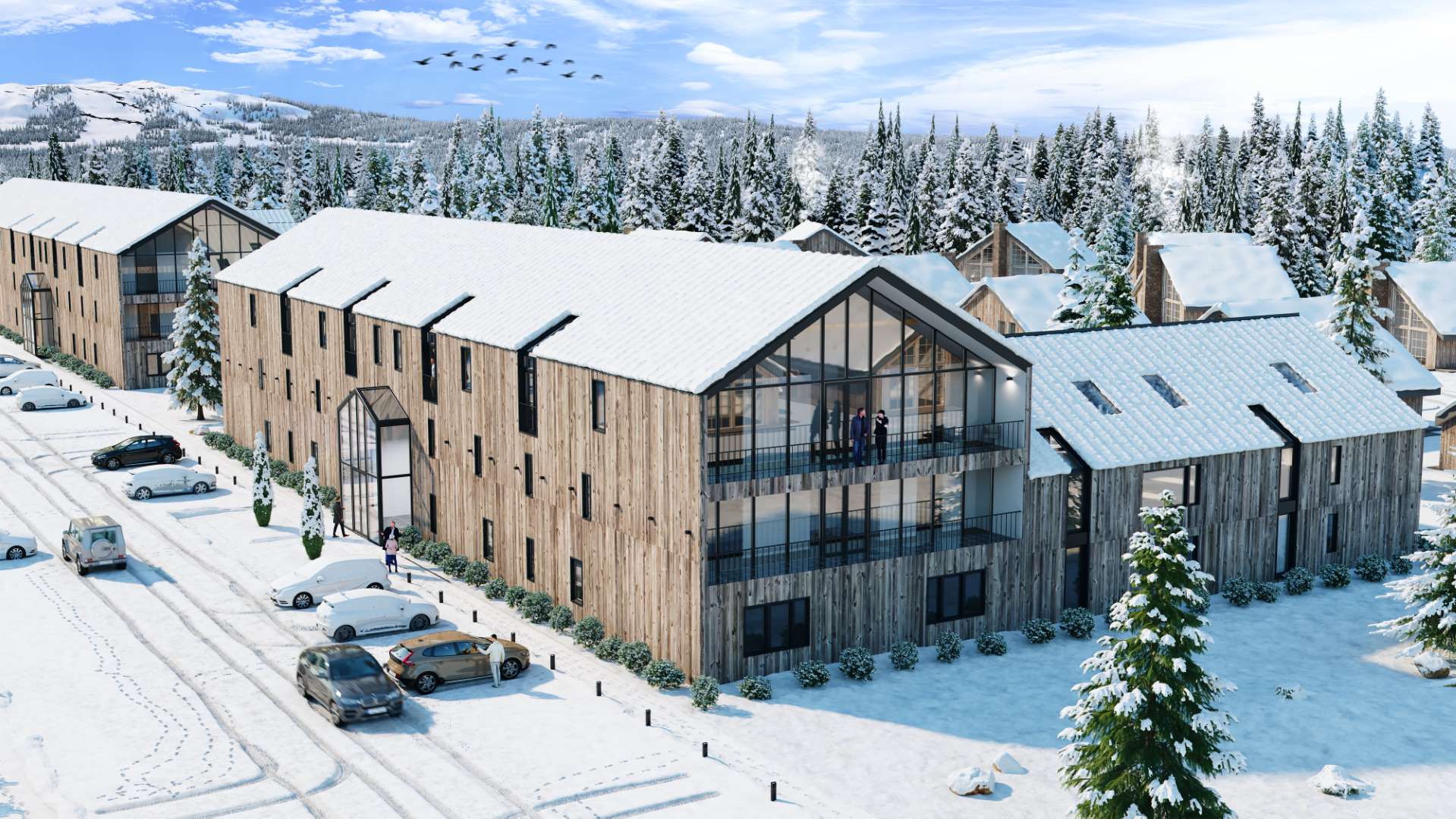 A development of any scale can be beautifully represented in CGI format ...