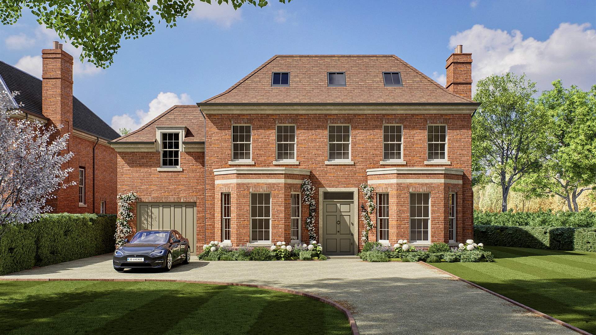 Oxshott Exterior - Visualisation Studio / London / 3D Pictures / 3D ...